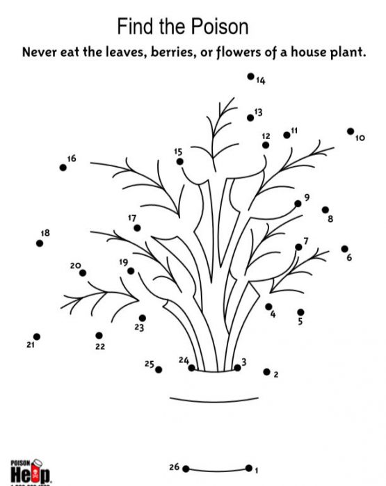 Poison Prevention Education Worksheets