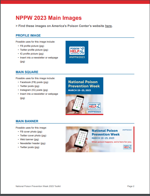 2023 NPPW Tool Kits - NJ Poison Control Center